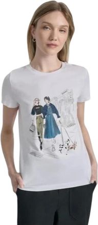 DKNY Dkny, Femme, Tops, Multicolore, Taille: 40 FR T-shirt graphique City Girl
