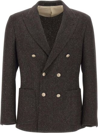 Eleventy Blazer crois&eacute; - Homme - Vestes - Gris - Taille: M