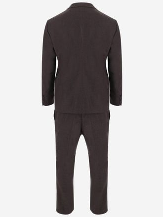 Giorgio Armani Mens Wool Suit Brown Virgin Suits