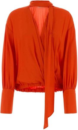 Blumarine Femme, Blouses et Chemises, Orange, Taille: 36 FR Marocaine Top