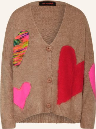 Miss Goodlife Miss Goodlife Oversizd-Strickjacke Mit Alpaka beige