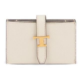 Tod's Leder Geldb&ouml;rse - - Accessories - Damen - Beige - ONE SIZE