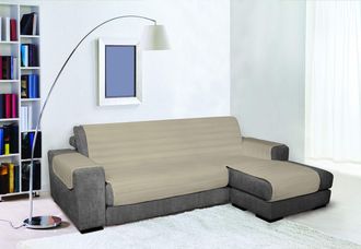 Italian Bed Linen Trendy Doubleface Couchüberzüge, Turteltaube 290cm