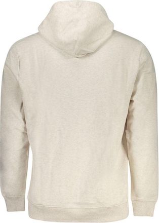 Tommy Hilfiger Logo-Striped Cotton Hoodie - Beige