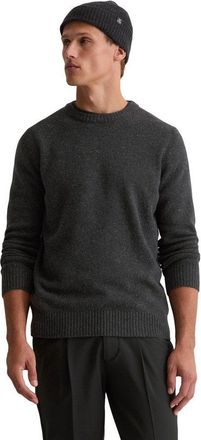 Marc O'Polo Rundhalspullover aus gesprenkeltem Tweedgarn