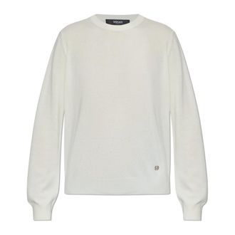 Versace Cashmere Pullover - - Knitwear - Damen - Beige - M