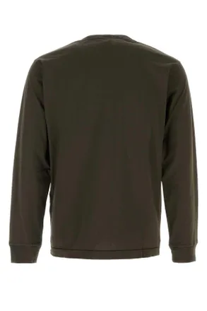 Stone Island Coalgrey T-Shirt Exterior: Cotton T-shirts And Polos