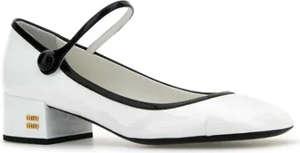 Miu Miu Bianconero Scarpe Con Tacco High Heel Shoes