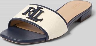 Lauren Ralph Lauren Pantolette mit Logo Applikation Modell EVERLEY