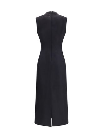 Maison Margiela Virgin Wool Midi Dress - Black