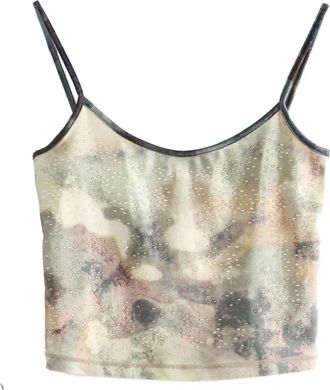 Diesel Femme, Tops, Multicolore, Taille: 36 FR Spaghetti Strap Top