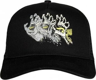 Santa Cruz Santa Cruz Evolved Hand Casquette en maille filet Noir, Noir, Taille unique