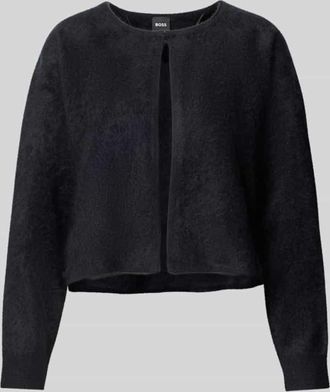 HUGO BOSS Strickjacke aus Wolle Kaschmir ohne Verschluss