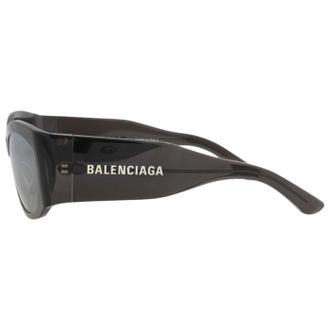 Balenciaga Mens Preloved - Balenciaga Womens 56 Mm Grey Sunglasses Bb0329s-30014894-003 One Color