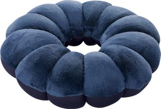 WENKO Multi Relax-Kissen - für jede Nackenform, Polyester, 36 x 10 x 36 cm, Blau