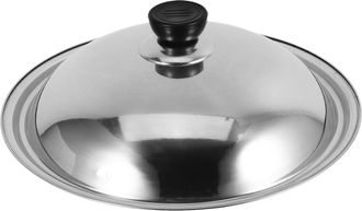 TOPBATHY Multifunktionaler Edelstahl Topfdeckel 28cm Spritzschutz Hitzeisolierung K&uuml;chenzubeh&ouml;r F&uuml;r Haushalts Und Pfannendeckel