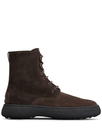 Tod's bottines W. G. Heritage - Marron
