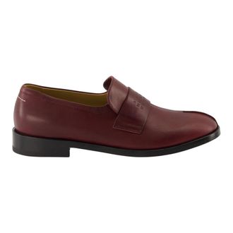 Maison Margiela Klassische Stitch Mokassins f&uuml;r Frauen - - Shoes - Damen - Rot - 37 1/2 EU