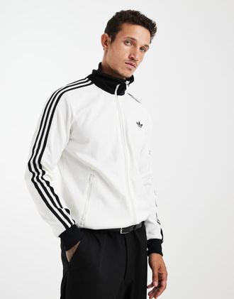 adidas Originals Haut de surv&ecirc;tement classique - Blanc nuage