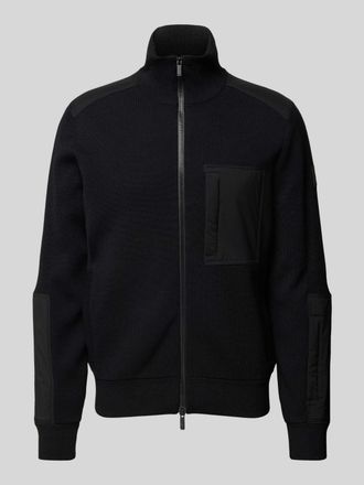 HUGO BOSS Strickjacke mit Reißverschluss Modell Dinamico