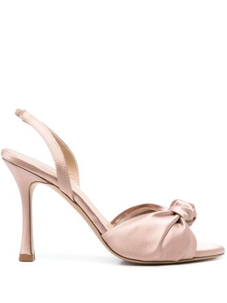 Roberto Festa Milano sandales en cuir 100 mm - Rose