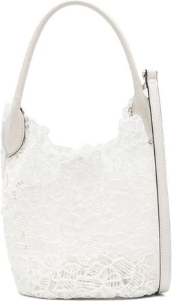 Ermanno Scervino Femme, Sacs, Blanc, Taille: ONE Size Tote Bag