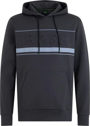 HUGO BOSS Homme, Sweatshirts et sweats &agrave; capuche, Gris, Taille: M Sweat &agrave; capuche en coton