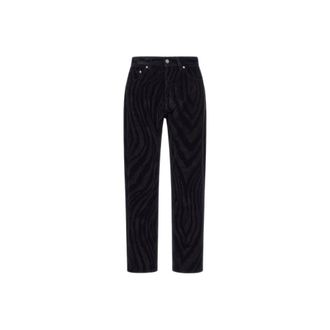 Roberto Cavalli Zebra Print Jeans Schwarz Mann - - Jeans - Herren - Schwarzk - M