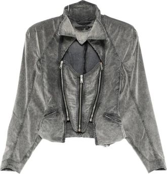 Vivienne Westwood Veste l&eacute;g&egrave;re 1901001K - Femme - Vestes - Gris - Taille: 38 FR