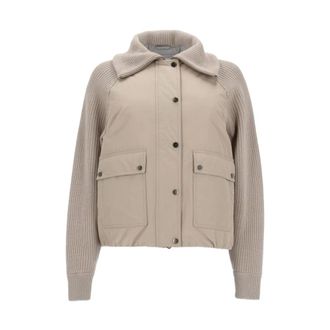 Brunello Cucinelli Mh5257294 Pufferjacke - - Jackets - Damen - Beige - S