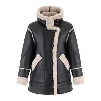 Vegancode Femme, Vestes, Noir, Taille: 38 FR London Hooded Jacket