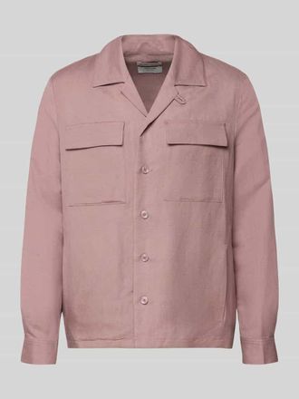Antony Morato Regular Fit Hemdjacke aus Leinen-Viskose-Mix
