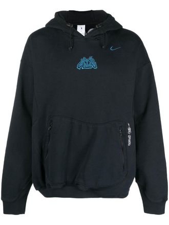 Nike Hoodie mit Swoosh - Schwarz