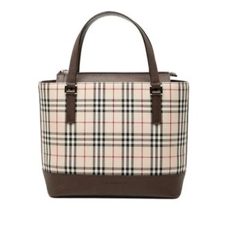Burberry Pre-owned Canvas Handbag - - Pre-owned - Damen - Beige - ONE SIZE