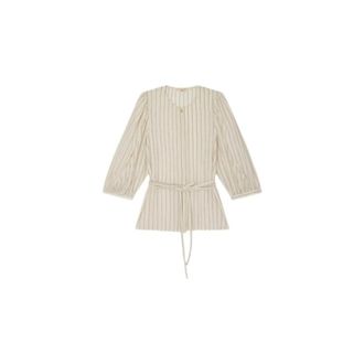 Sessun Georgia Bluse - - Blouses & Shirts - Damen - Beige - M