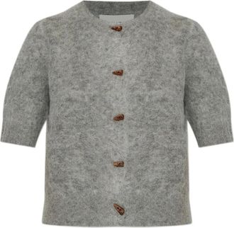 Munthe cardigan boutonné à manches courtes - Gris