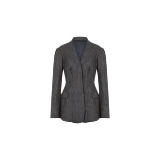 Alberta Ferretti Femme, Vestes, Gris, Taille: 34 FR Manteaux