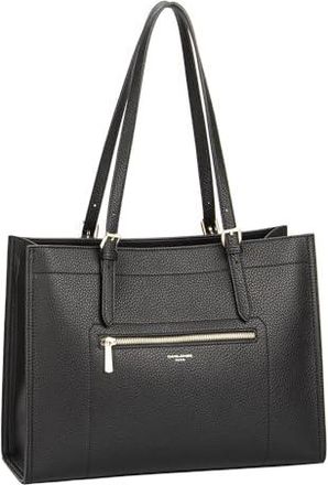 David Jones Sac Cabas Femme - Sac porté épaule - Grand Cabas - Taille Grande - Simili Cuir PU - Cours Lycée Travail Bureau Fille Mode Classique Tendance - Shoulde