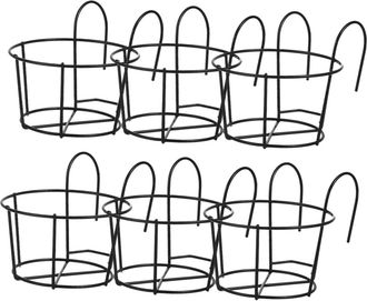 BESPORTBLE 1 Satz Saftiger Grüner Rettich Auf Blumenständer Fensterbrett Gestell Kleiderbügel Geländer Schiene Pflanzgefäße Mit Spalier Inhaber Garagenhaken Drah