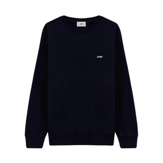 Autry Homme, Sweatshirts et sweats à capuche, Bleu, Taille: XL Crewneck SweaT-shirt