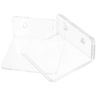 BESPORTBLE Transparenter Acryl Wandregal 3 St&uuml;ck Selbstklebender Pflanzenst&auml;nder f&uuml;r Blument&ouml;pfe Platzsparendes Wanddisplay f&uuml;r Badezimmer Schlafzimmer und K&uuml;che