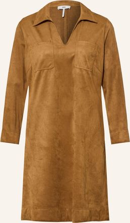 Cinque Cinque Kleid Cidenim In Lederoptik braun