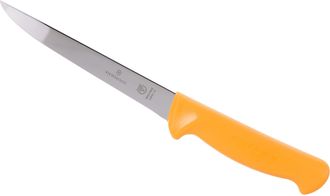 Victorinox by Swiss Army coltello disossatore da cucina Swibo, lama normale da 16 cm, manico in nylon, nero