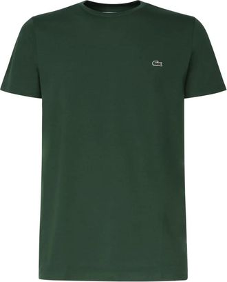 Lacoste Homme, Tops, Vert, Taille: XL Vert T-shirts et Polos avec Logo Brod&eacute;