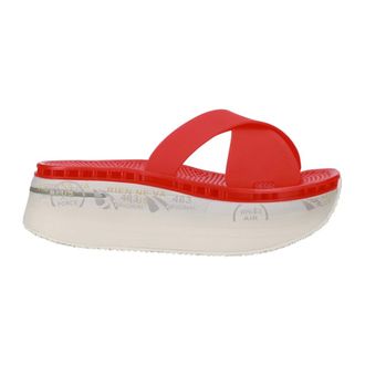 Premiata Femme, Chaussures, Rouge, Taille: 38 EU Sandales Plateformes Moura
