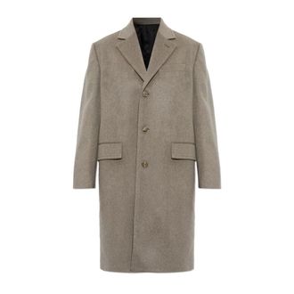 Versace Kaschmir Mantel - - Coats - Herren - Grau - M