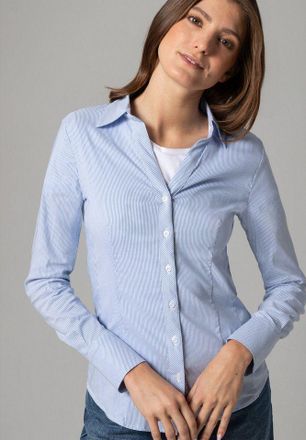 More & More Langarmbluse Streifenbluse