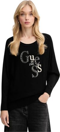 Guess Damen, Strickwaren, Schwarzk, SGr&ouml;&szlig;e
