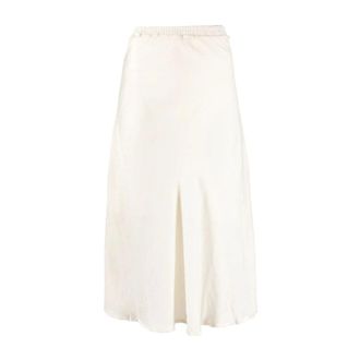 Gold Hawk Midi Skirts - - Skirts - Damen - Wei&szlig; - XS