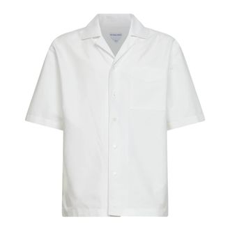 Bottega Veneta Kurz&auml;rmeliges Baumwollhemd - - Shirts - Herren - Wei&szlig; - L